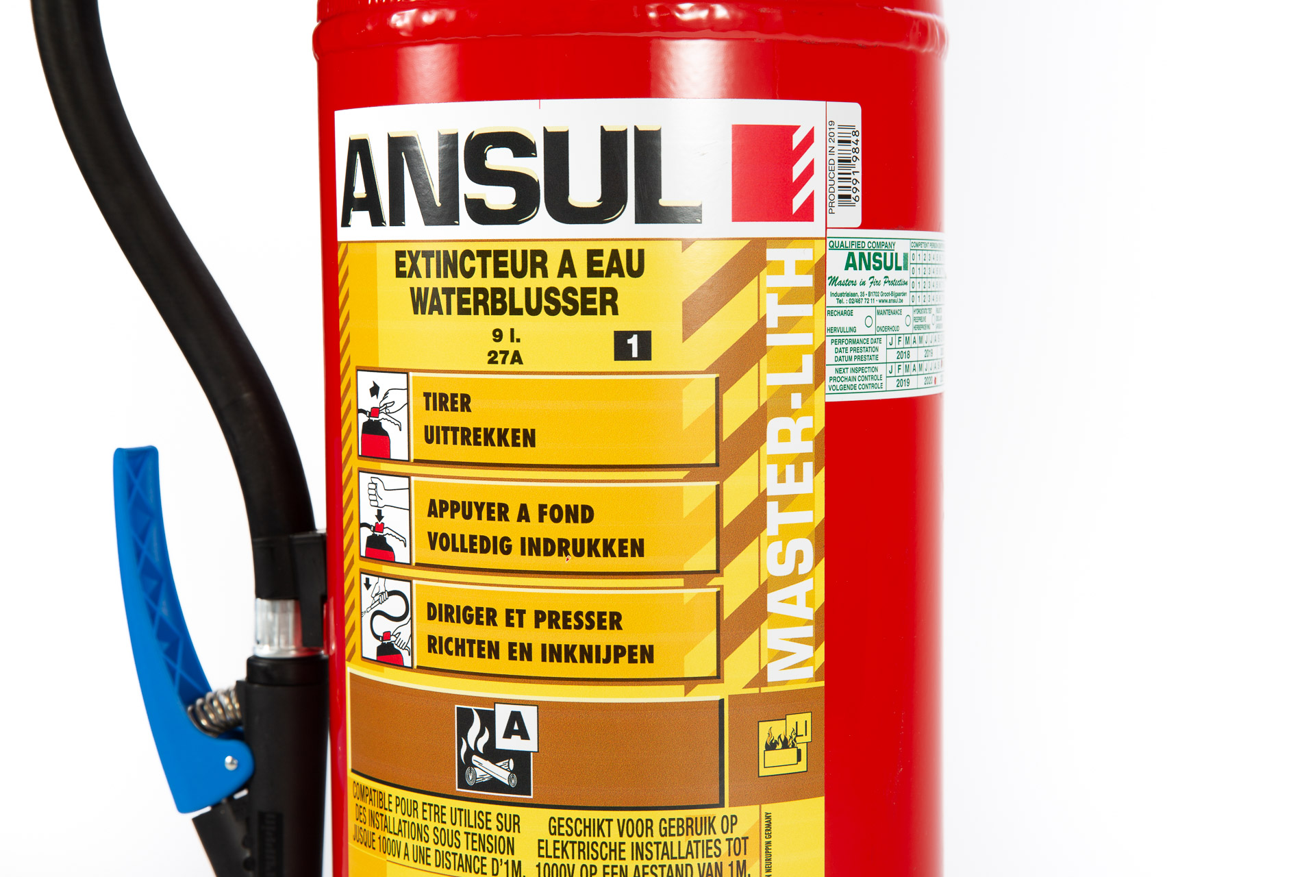 Nouvel extincteur à mousse, spécifiquement contre les feux de batteries (Li-ion) - Ansul